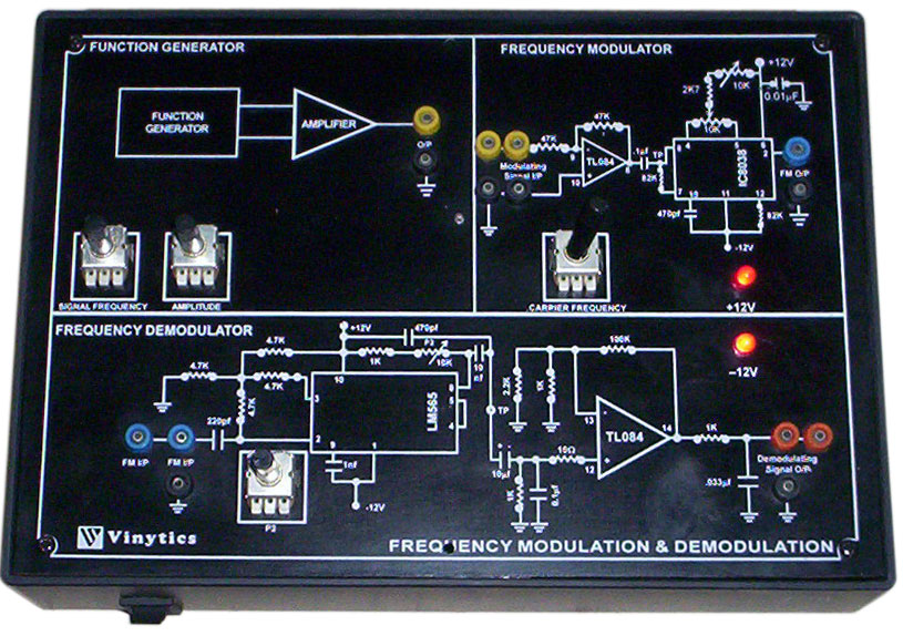 Frequency Modulation and Demodulation Kit – Electronics Shop Frequency Modulation and Demodulation Kit – Electronics Shop